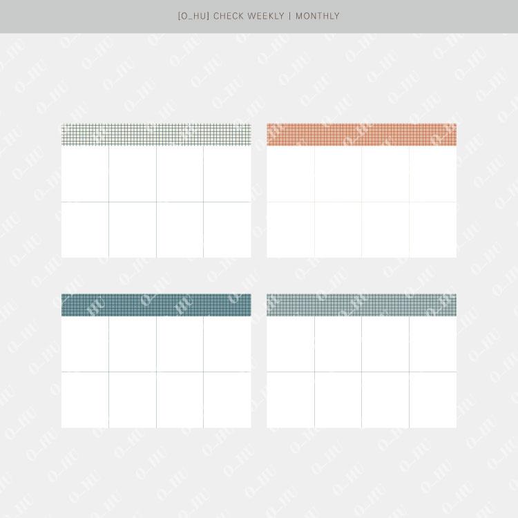 CHECK WEEKLY | MONTHLY | Webudding