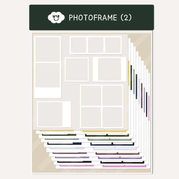 Photo frame sticker (2) | Webudding