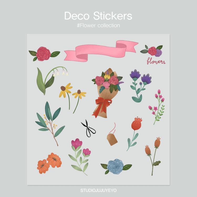 Flower collection sticker | Webudding