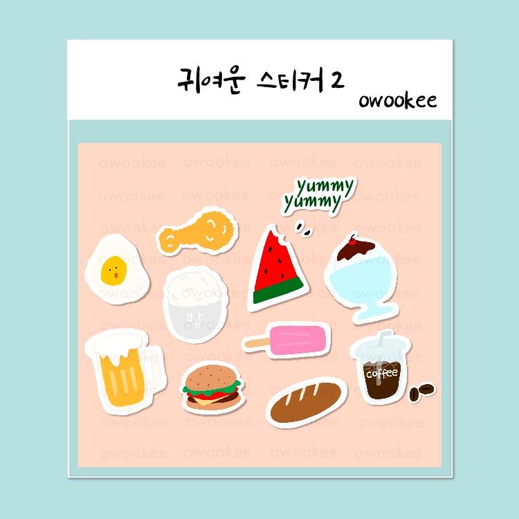 Cute decorative sticker 2 | Webudding