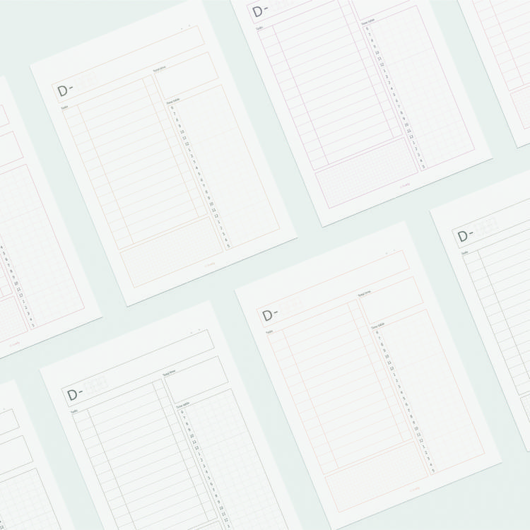 Lively Study planner #Beige | Webudding