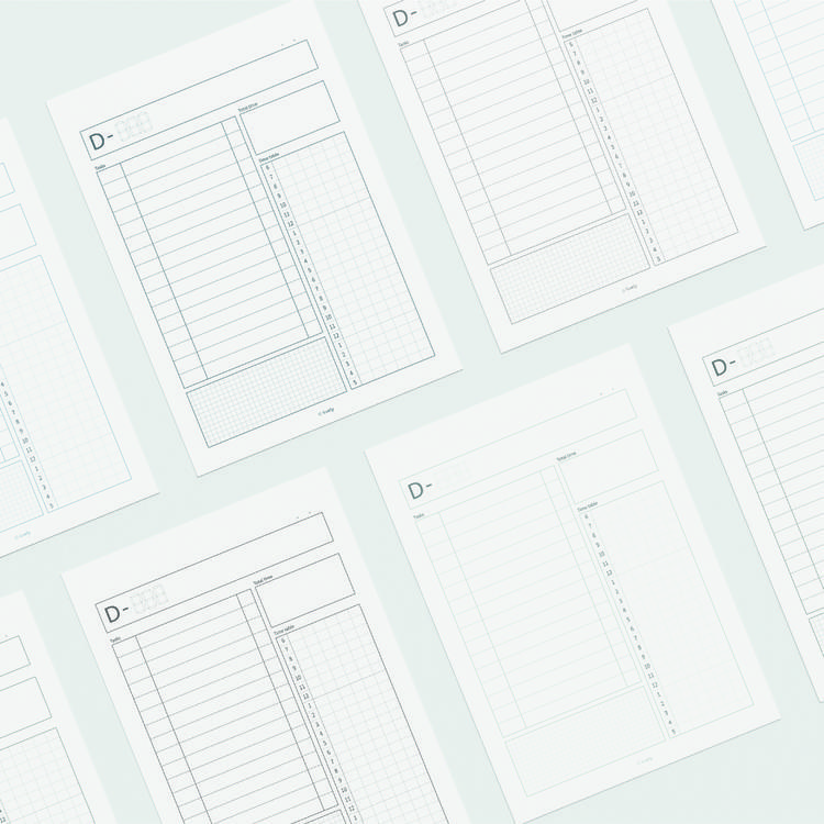 Lively Study planner #Grey | Webudding