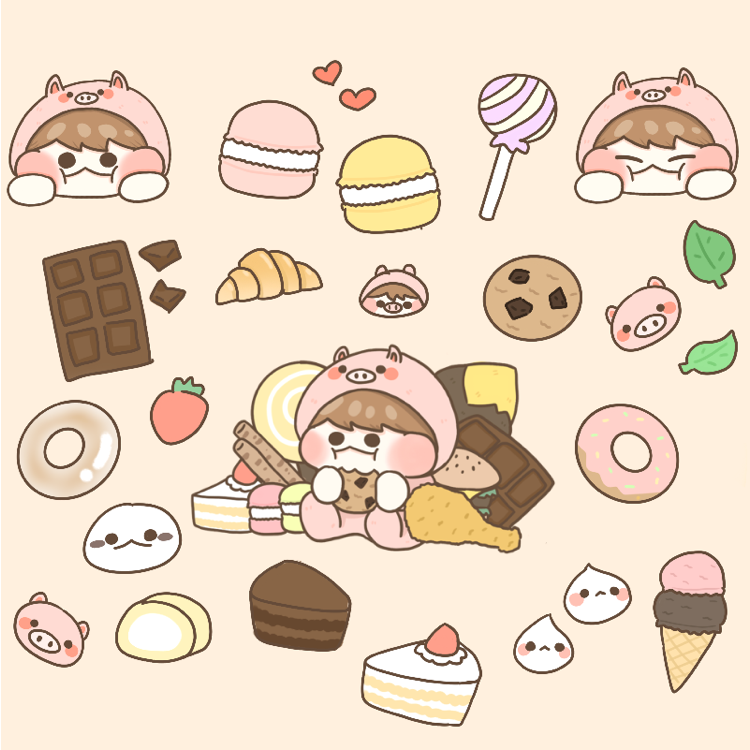 Love eating sticker | Webudding