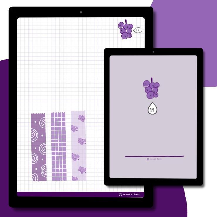 Grape grid note | Webudding