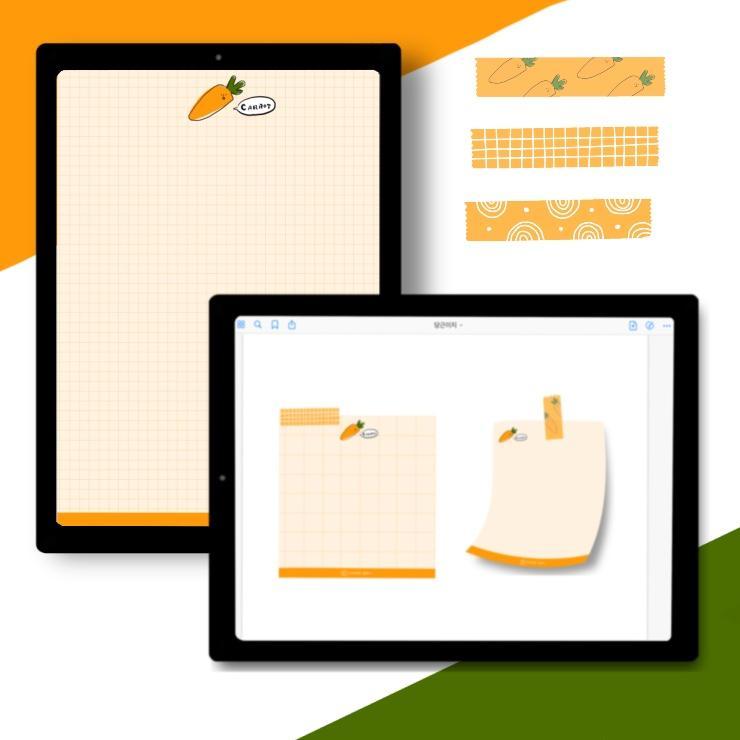 Carrot grid note | Webudding