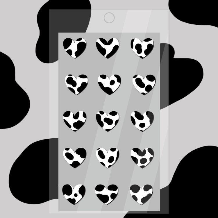 Moo! cow pattern sticker | Webudding