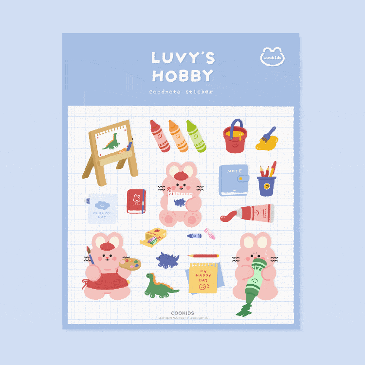 Luvi's hobby sticker | Webudding