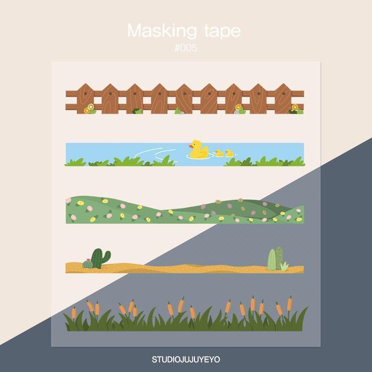 Peaceful washi tape #005 | Webudding