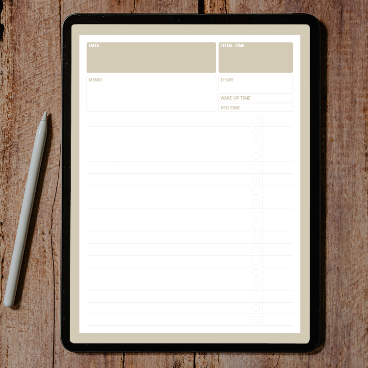 Time to study planner | yellow | Webudding