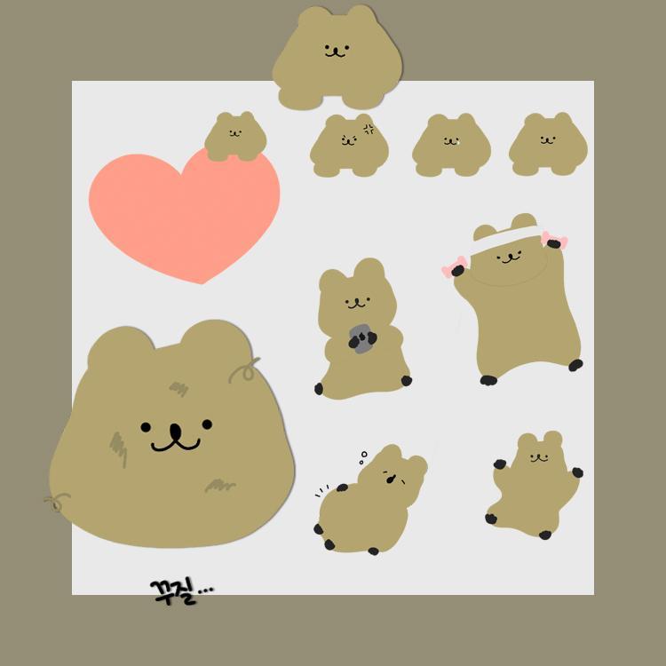 Kutong the cute quoka sticker | Webudding
