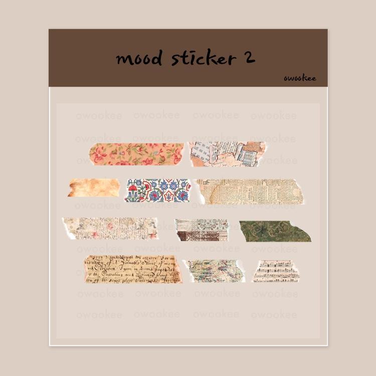 Vintage vibe washi tape sticker 2 | Webudding