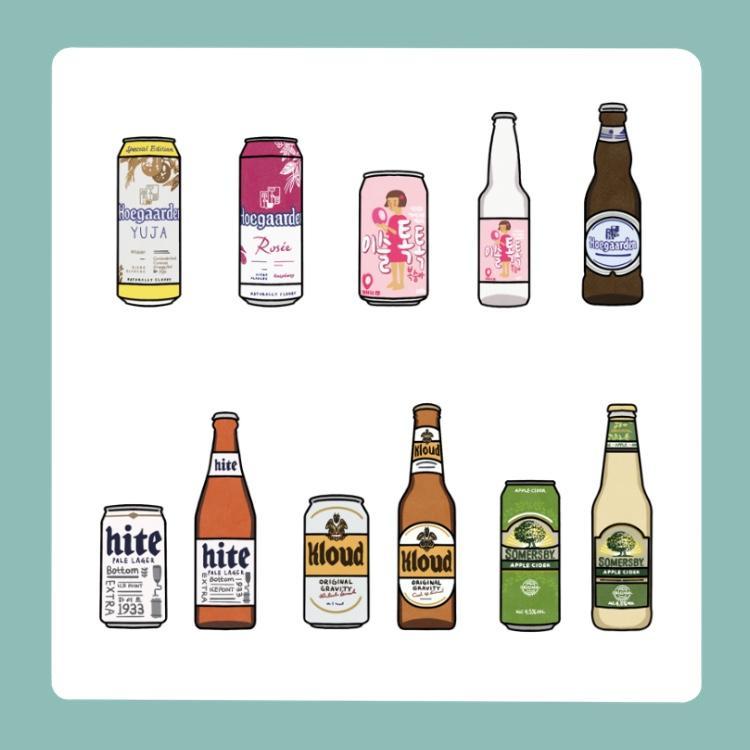Liqour collection sticker 2 | Webudding