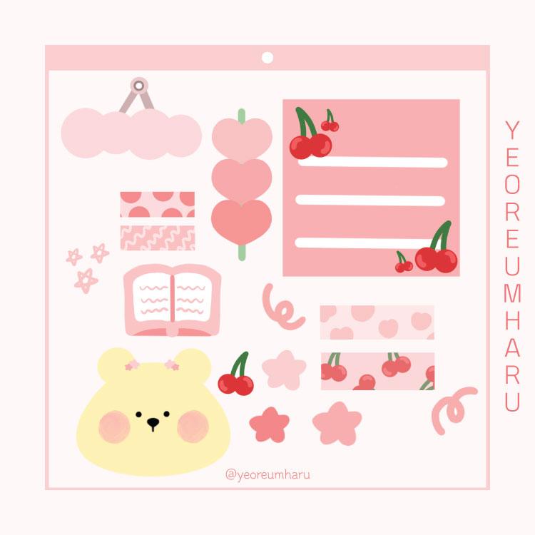 Cherry cookie sticker | Webudding