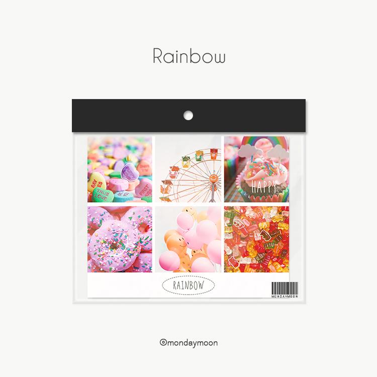 Rainbow Photo Sticker | Webudding