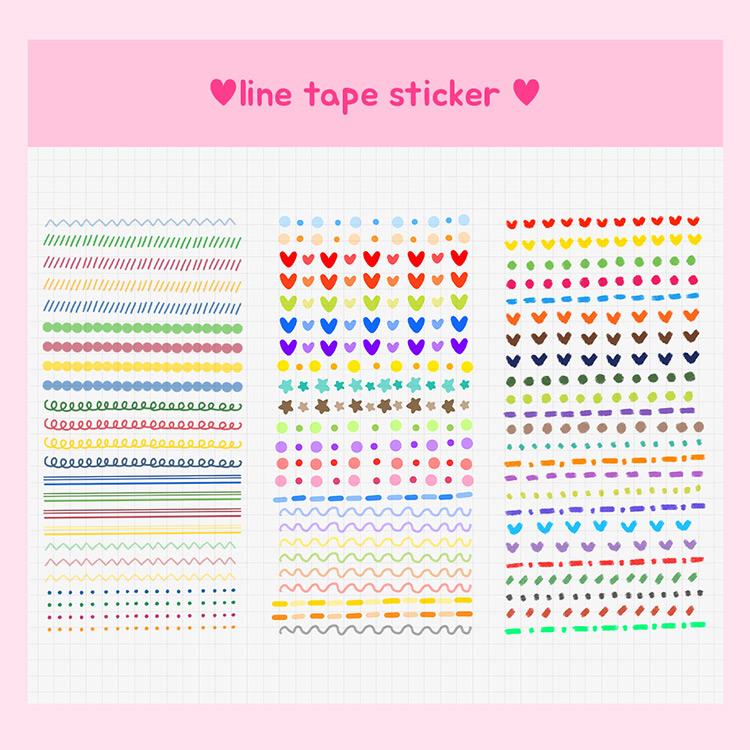 Line tape sticker | Webudding