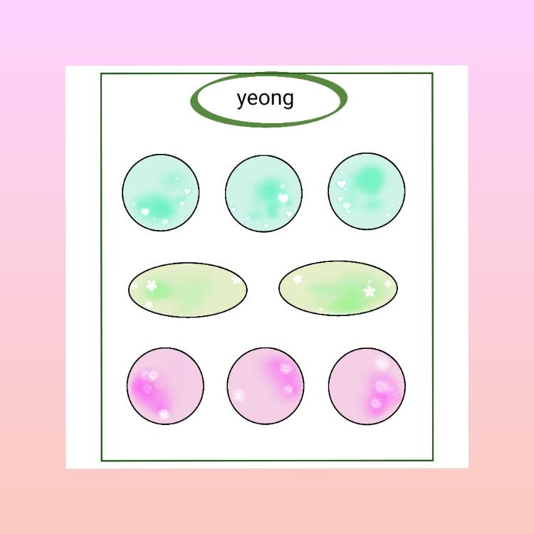 Water colored pastel circle sticky note sticker | Webudding