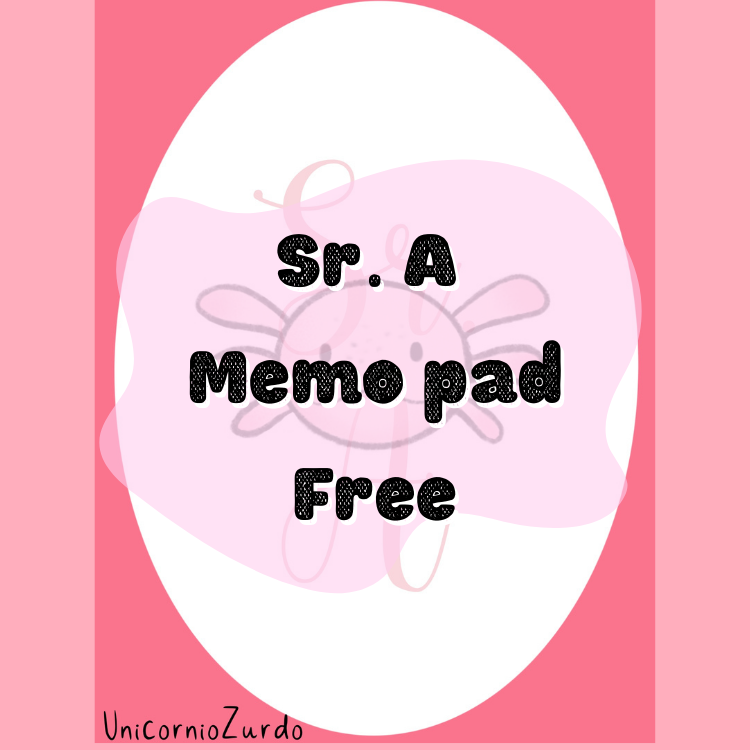 Sr. A Memo pad | Webudding