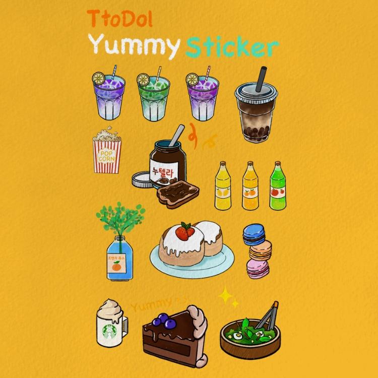 Yummy Sticker | Webudding
