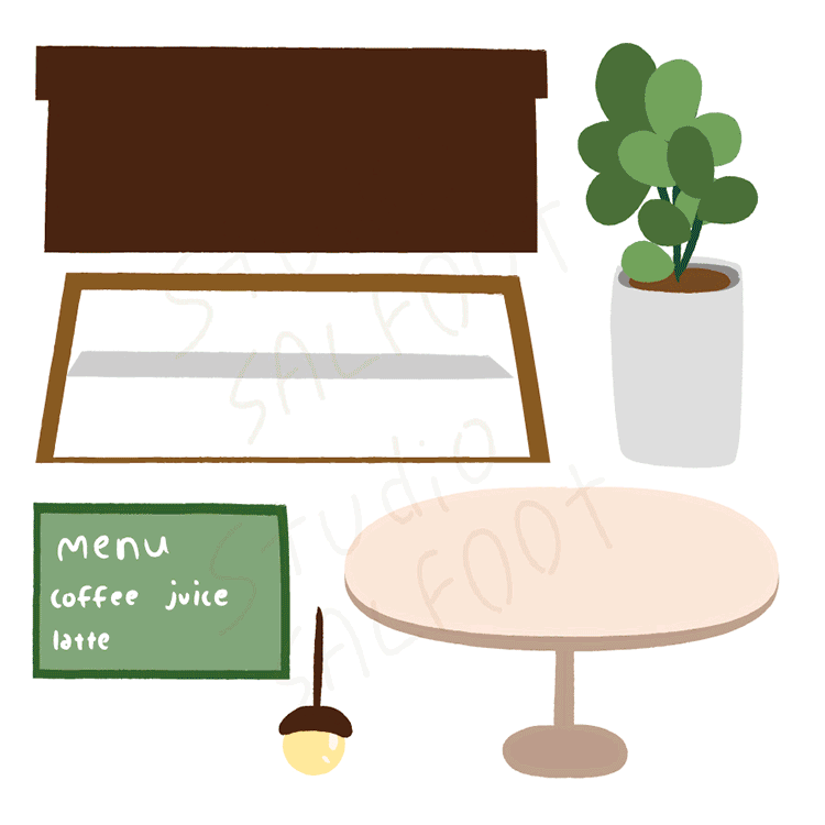 Cozy Cafe sticker decoration set | Webudding