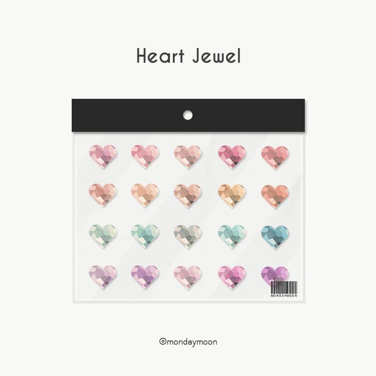 Heart Jewel Sticker | Webudding