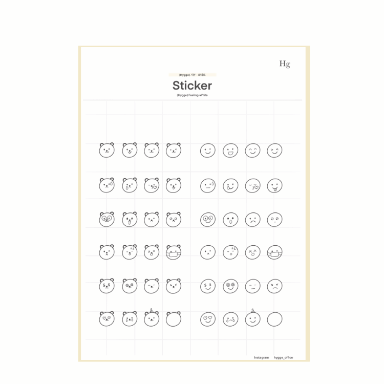 _mood-white sticker | Webudding