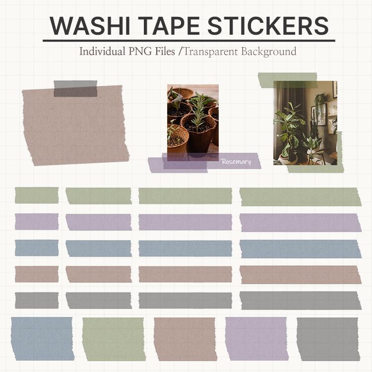 Digital Washi Tape Sticker #1 | Webudding