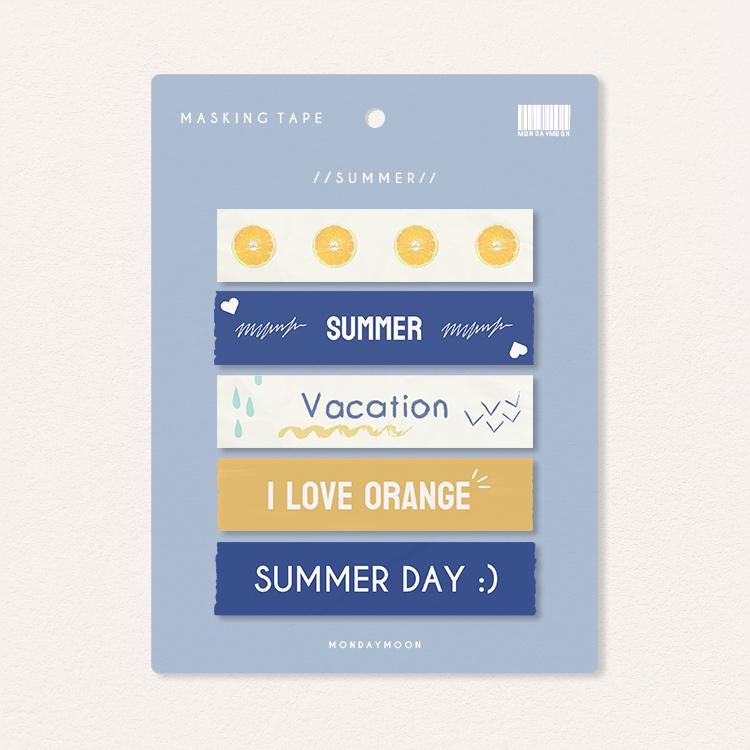 Summer Washi Tape Sticker | Webudding