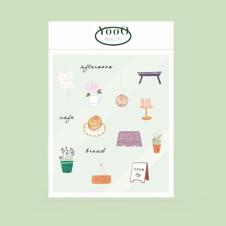 Cafe mood sticker 2 | Webudding