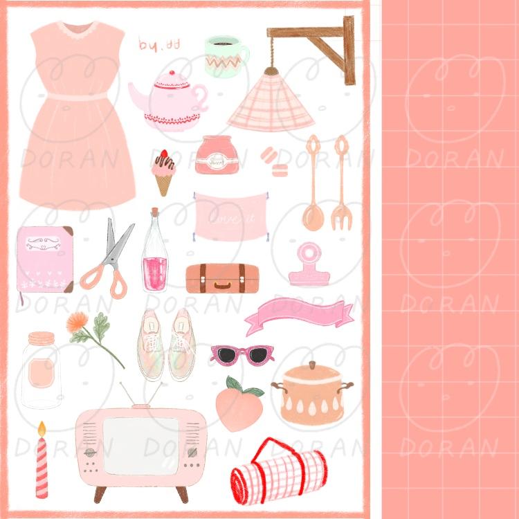 Pink sticker | Webudding