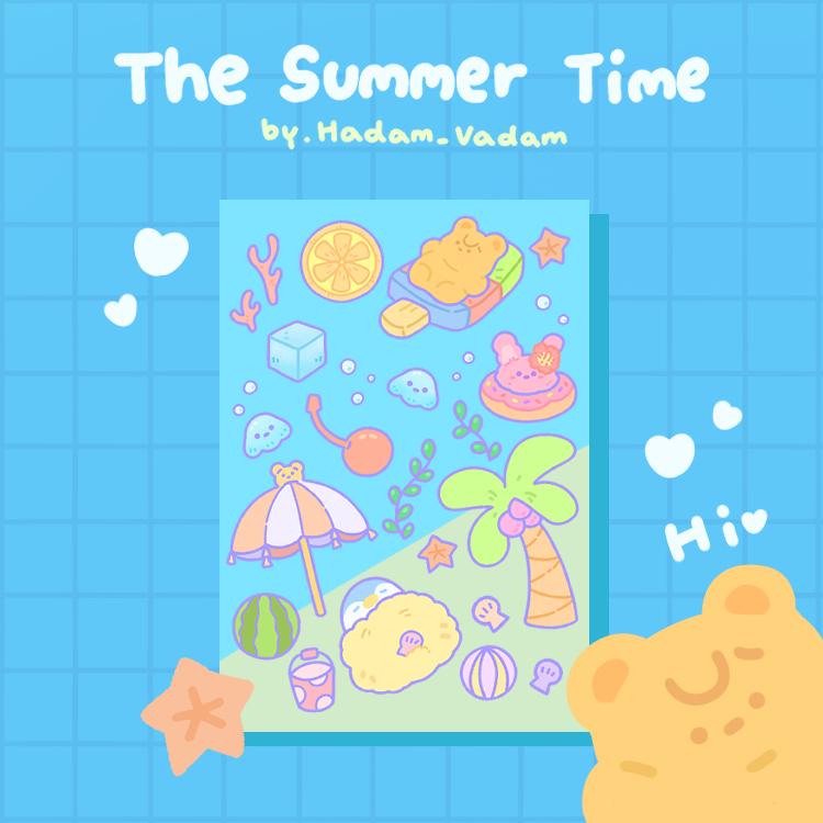 Summer Time Sticker | Webudding