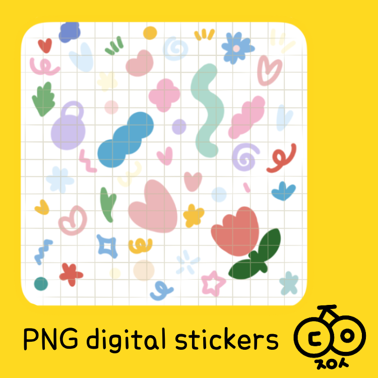 Pastel tone Stickers | Webudding