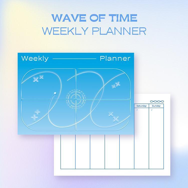 Wave of time weekly planner | Webudding