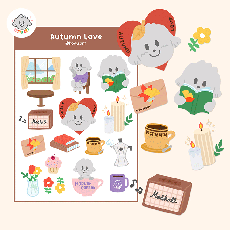 Fall sticker pack | Webudding
