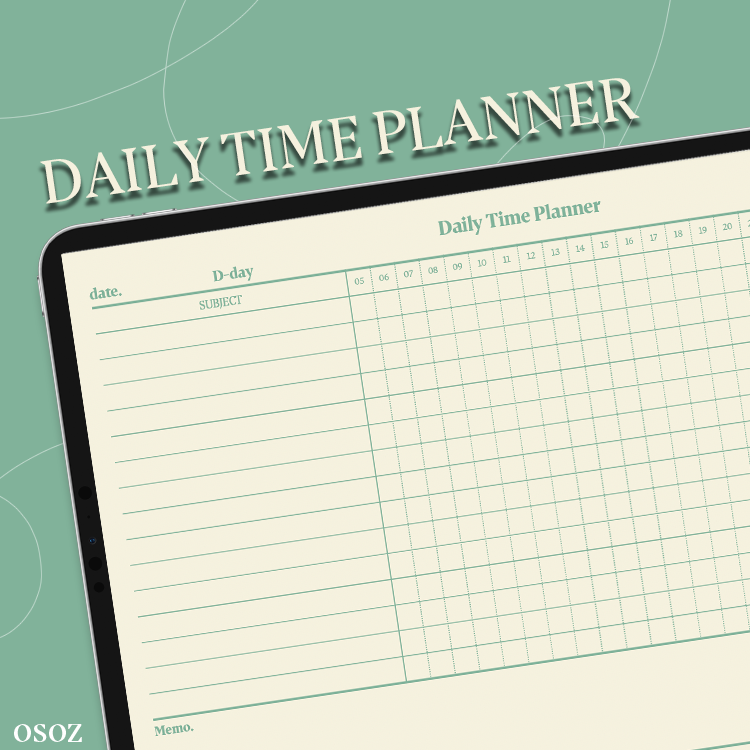 Daily Time Planner | 위버딩