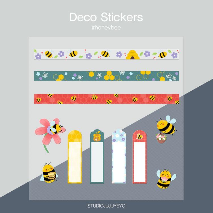 Sweet honeybee sticker | Webudding
