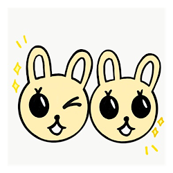 big-eyes yellow rabbit | Webudding
