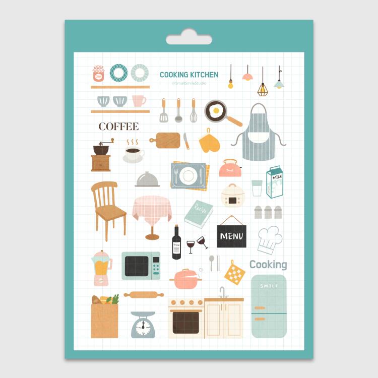 Cooking kitchen sticker | Webudding