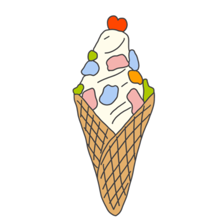 Sweet icecream sticker | Webudding