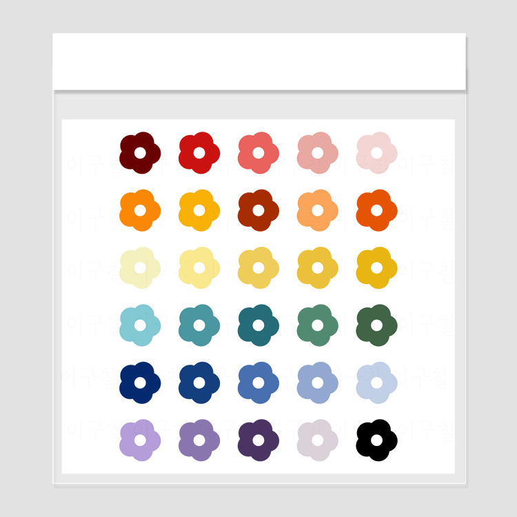 Simple flower sticker | Webudding