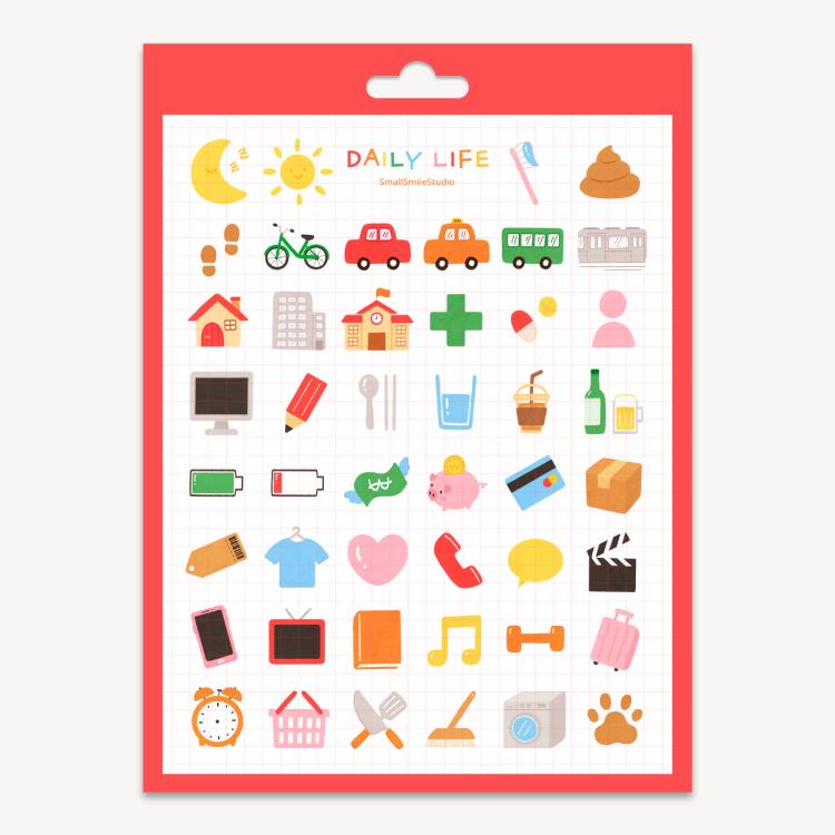 Daily life icon sticker | Webudding