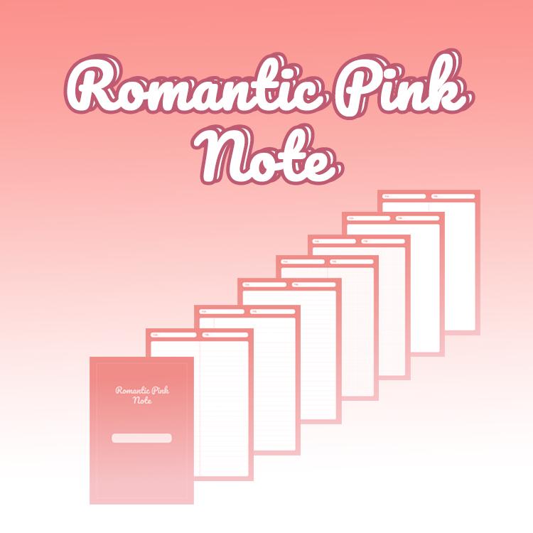 Romantic pink note | Webudding