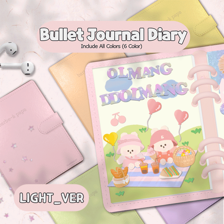 6-Ring Binder Diary_LIGHT VER | Webudding