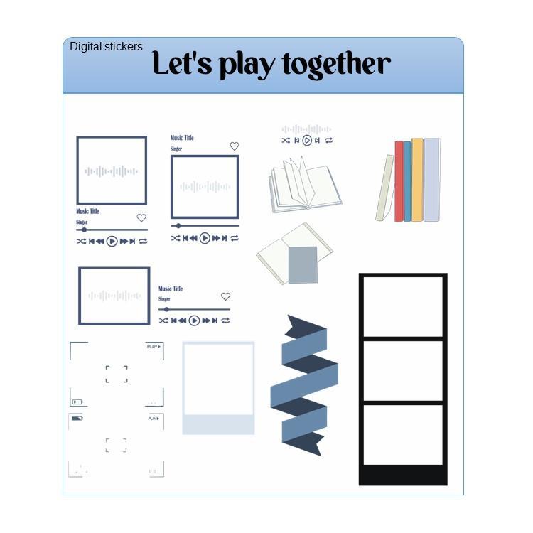 Let's play together sticker | Webudding