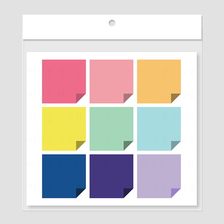 Corner point sticky note sticker | Webudding