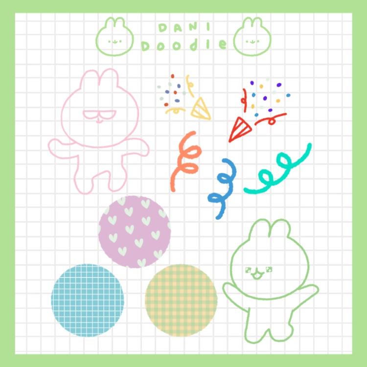 Party mood Dolly sticker | Webudding