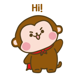 Monkey with a red cape, JJoMong | Webudding