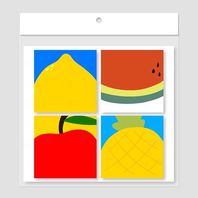 Fruit sticky note sticker set | Webudding