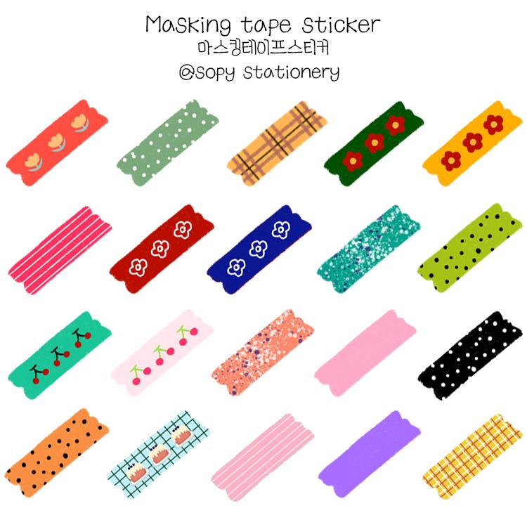 Washi tape sticker | Webudding