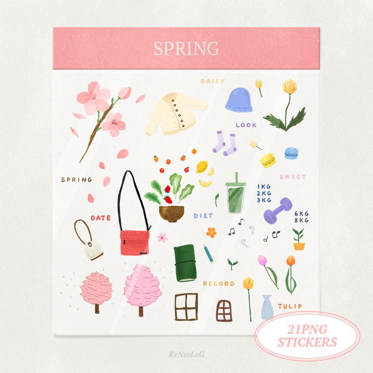 SPRING sticker | Webudding