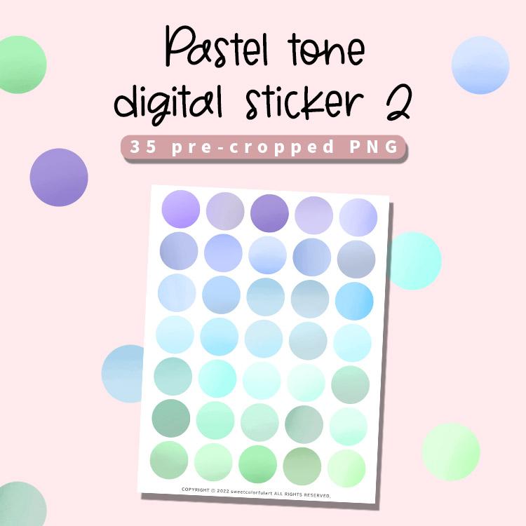 Pastel tone sticker 2 | Webudding